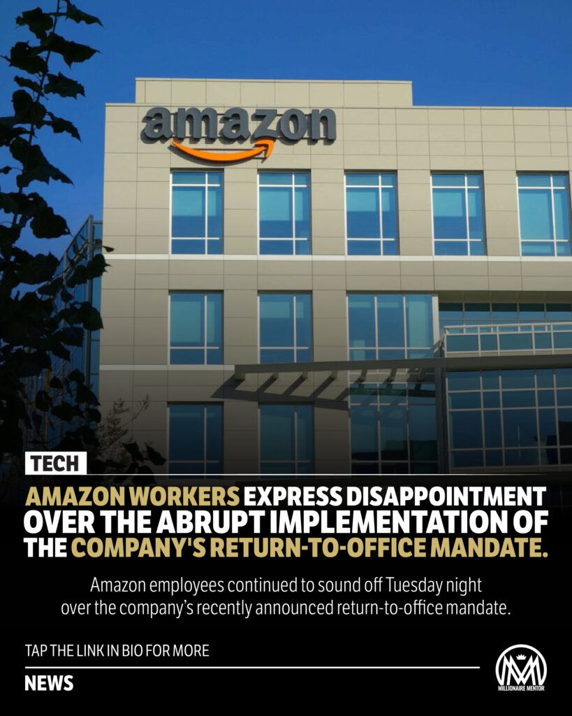 100's Of Anxious Amazon Employees Express Disappointment And ...