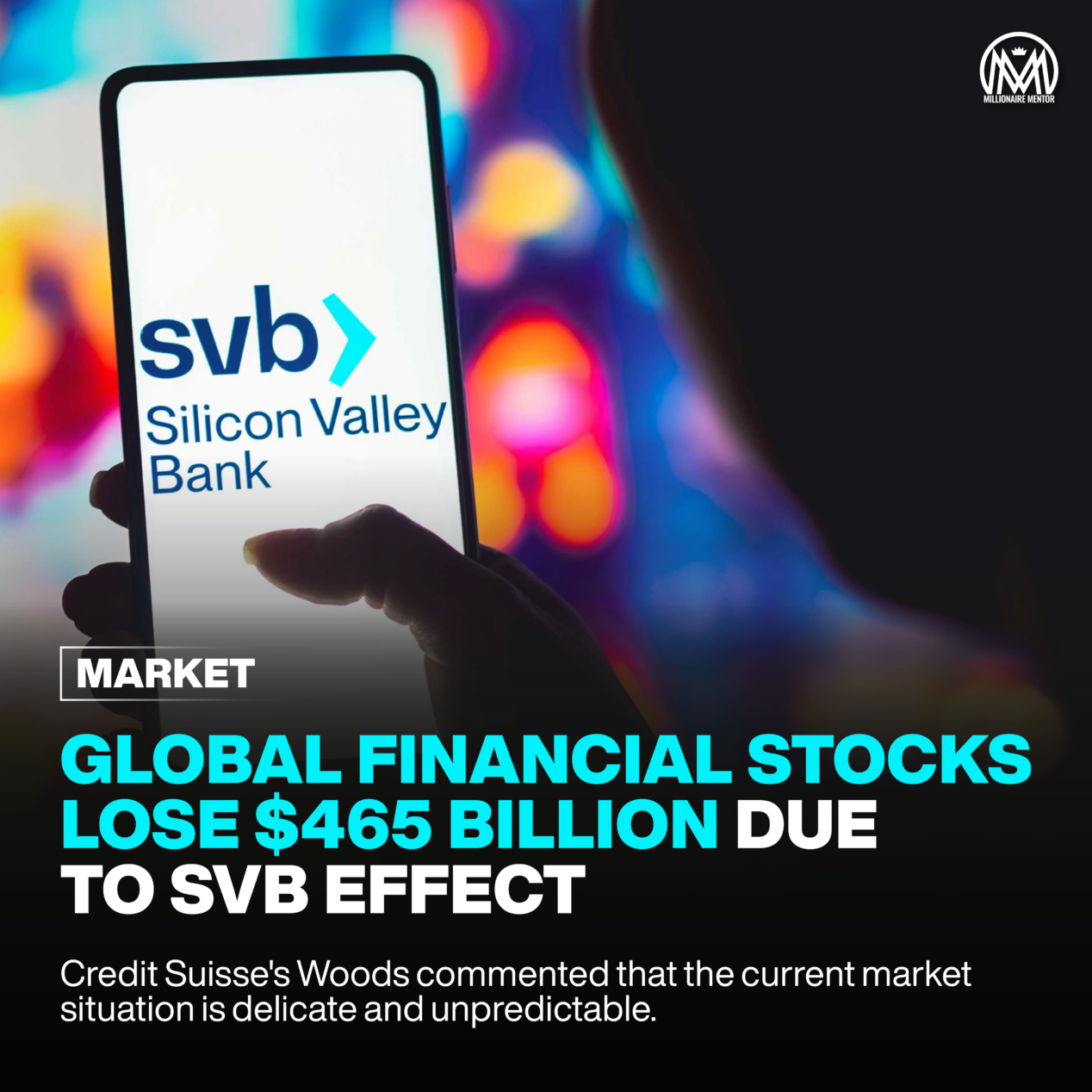 Global financial stocks lose $ 465 billion due to SVB effect