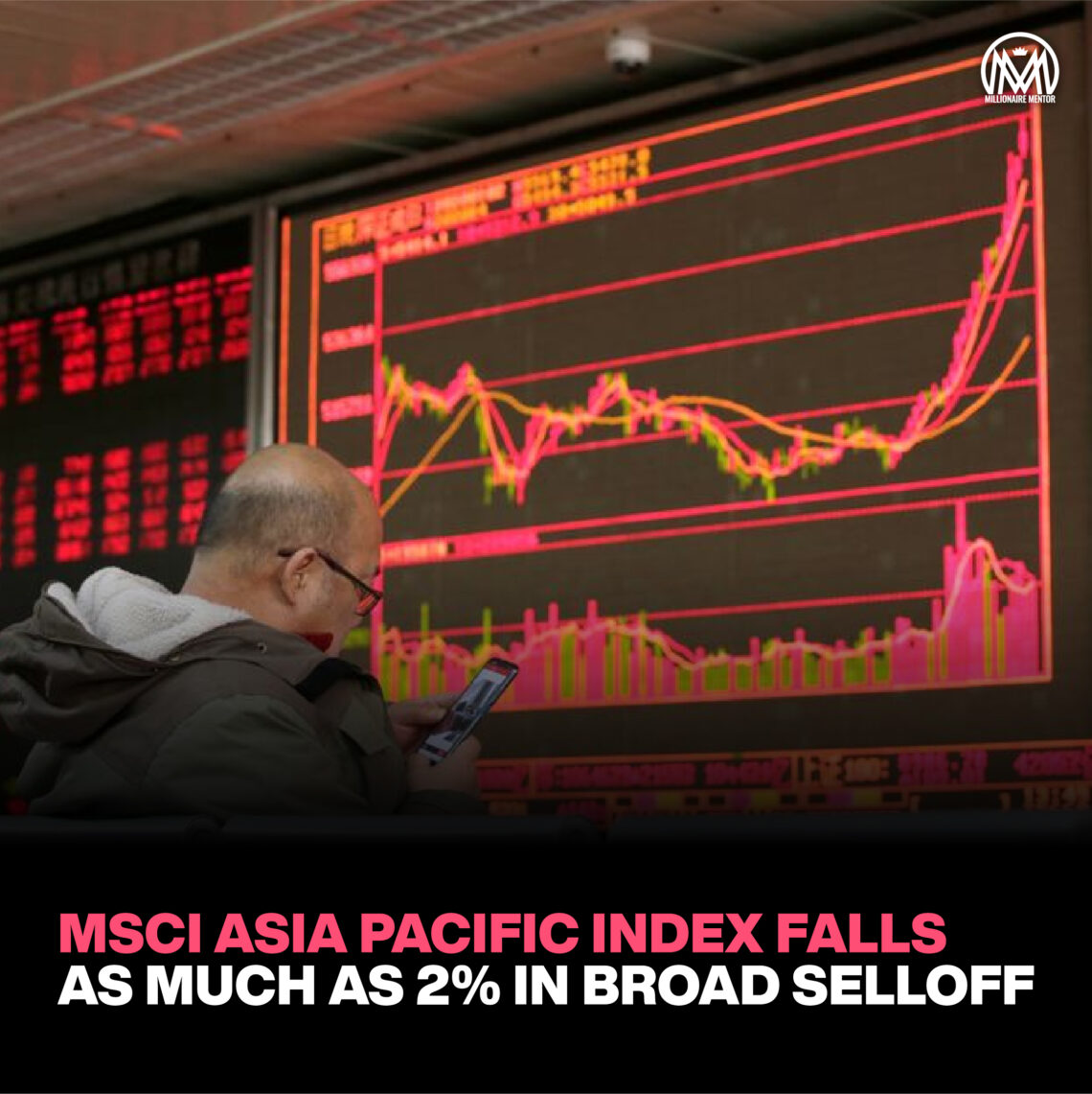 Financials slide prompts worst day in five months for Asia stocks