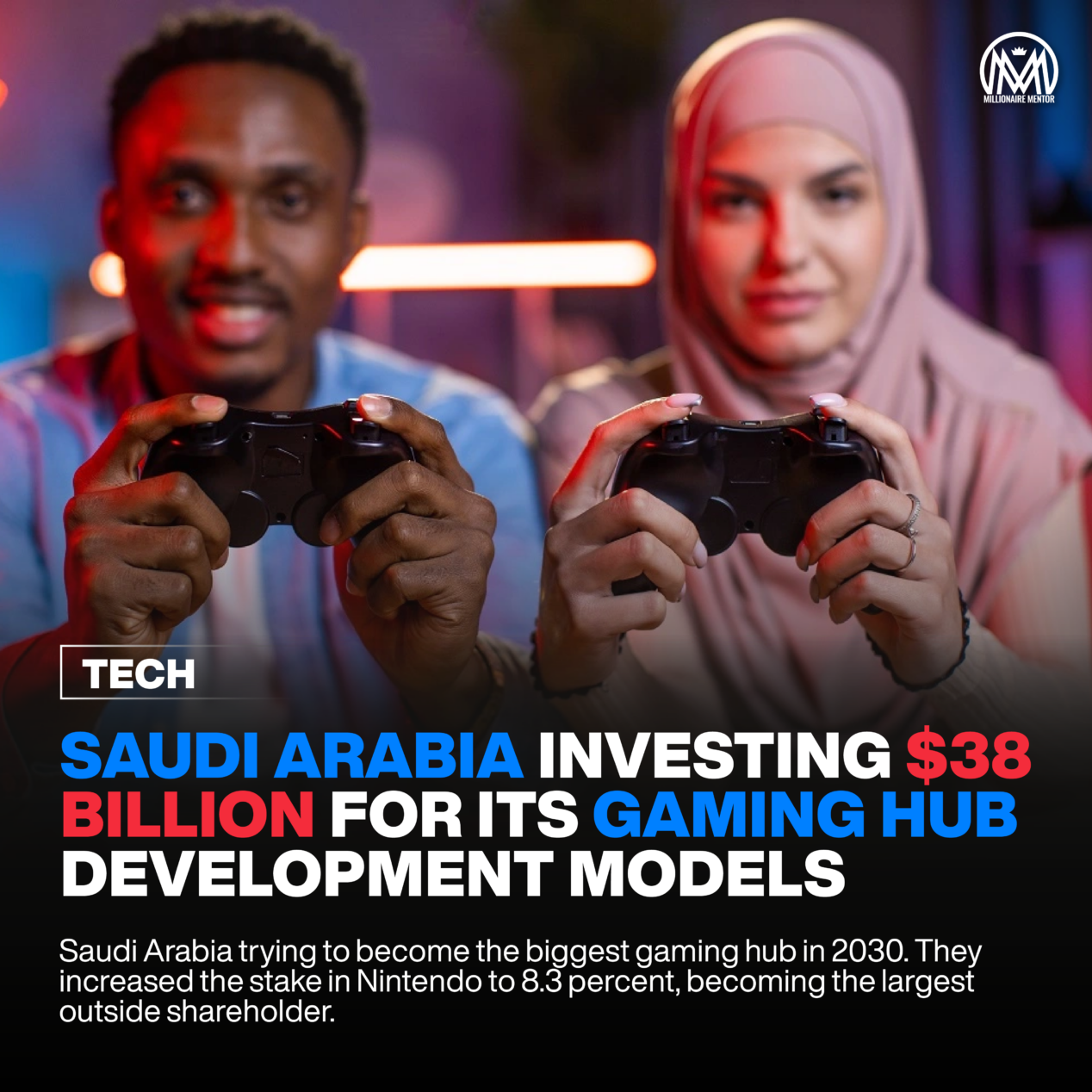 KSA Investing $38 Billion for Gaming Hub Development Models