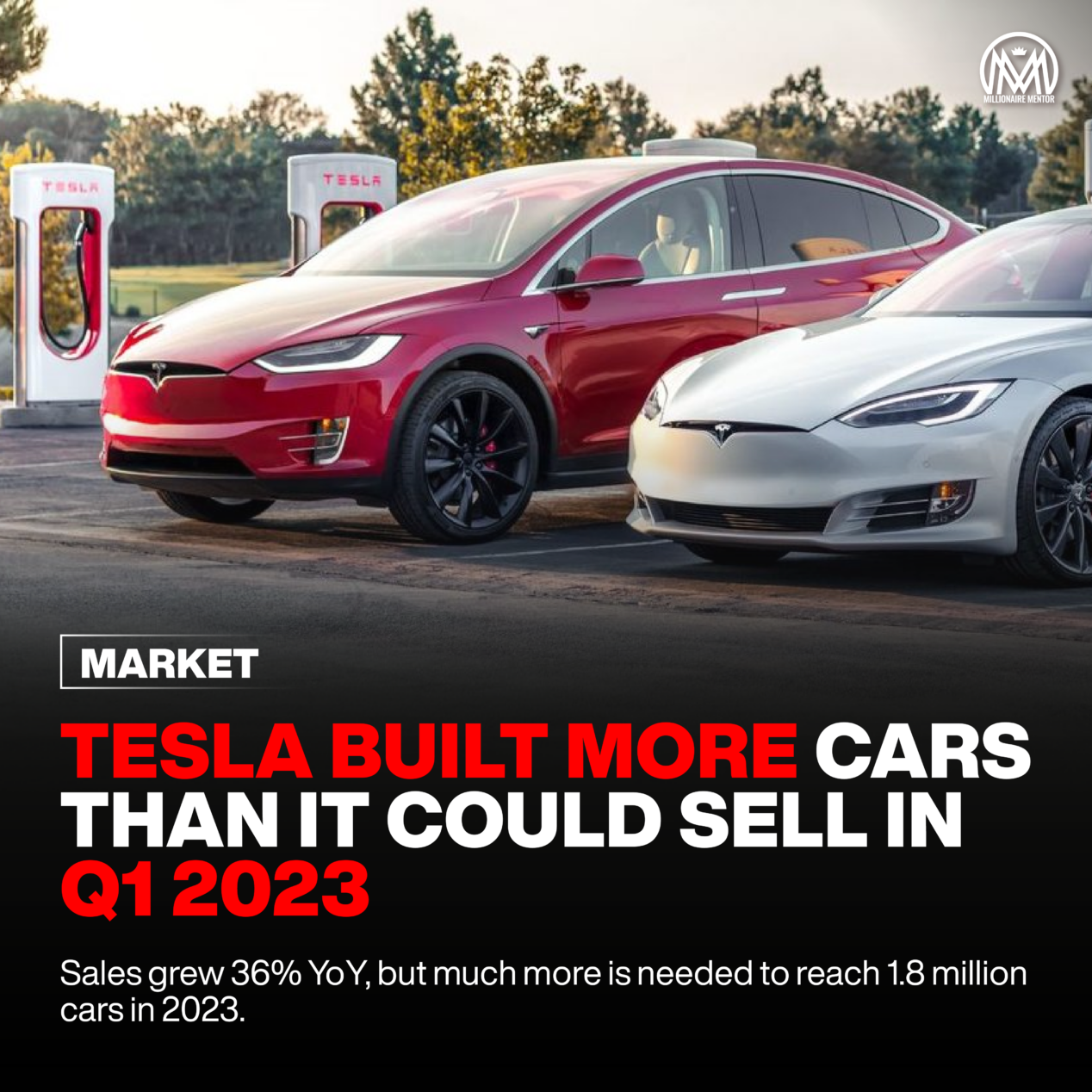 Tesla built more cars than it could sell in Q1 2023