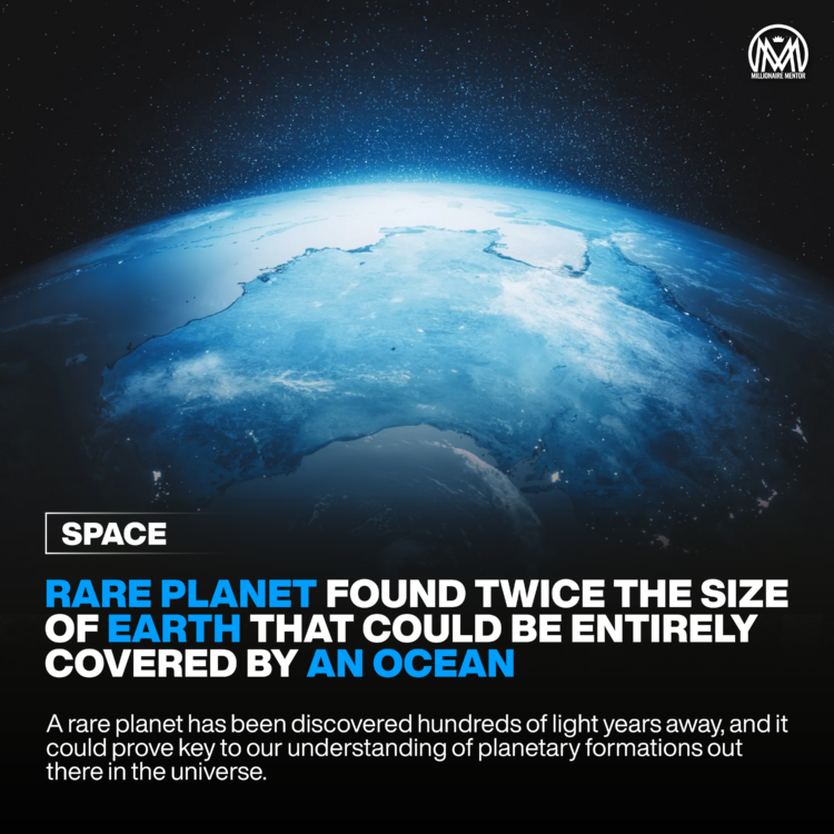Rare planet found twice the size of Earth that could be entirely ...