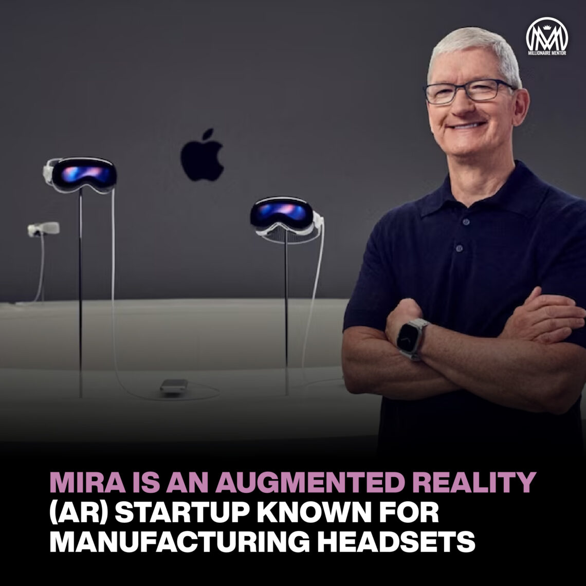 Apple has bought an AR headset startup called Mira.