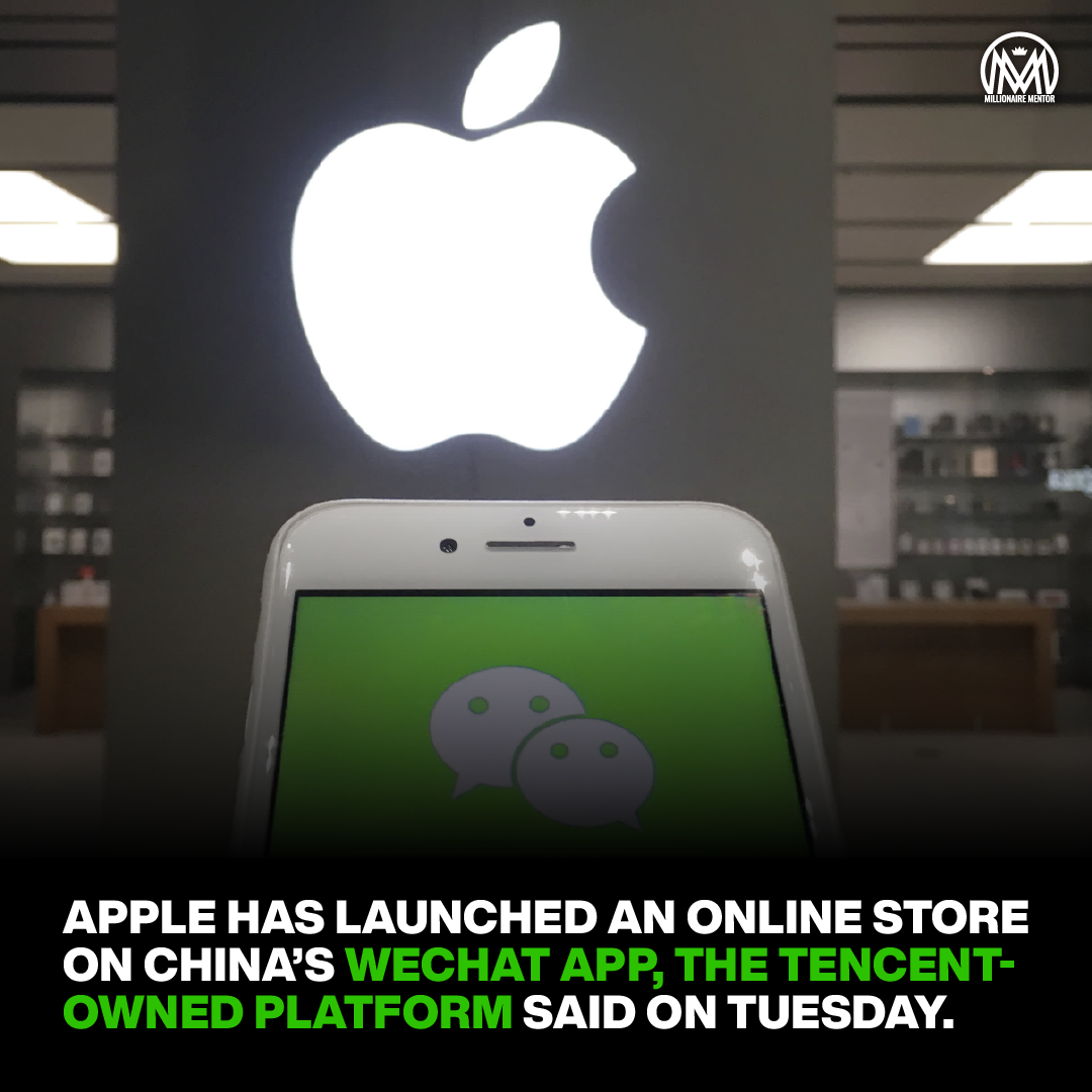 Apple Introduces Online Store on China's WeChat App.