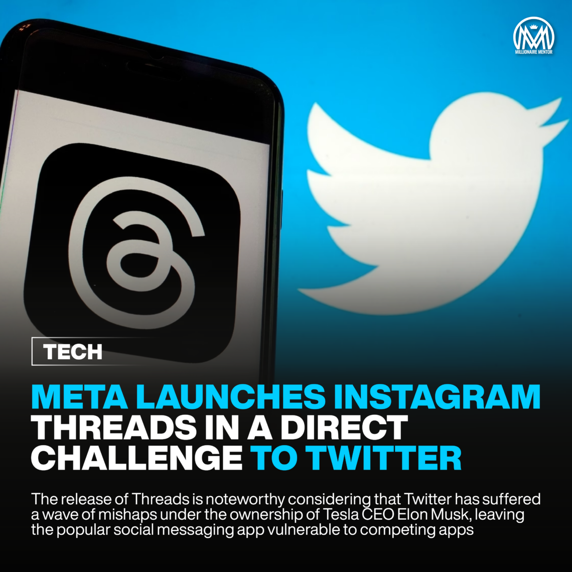 Meta launches Instagram Threads in a direct challenge to Twitter.