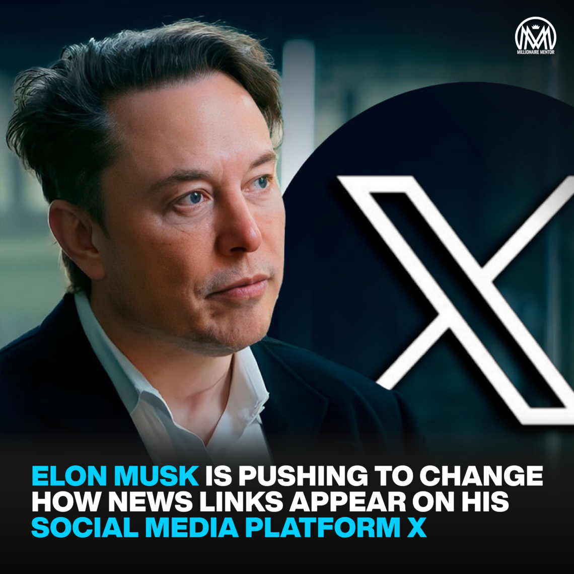 Elon Musk's X plans to remove headlines from links to news articles.