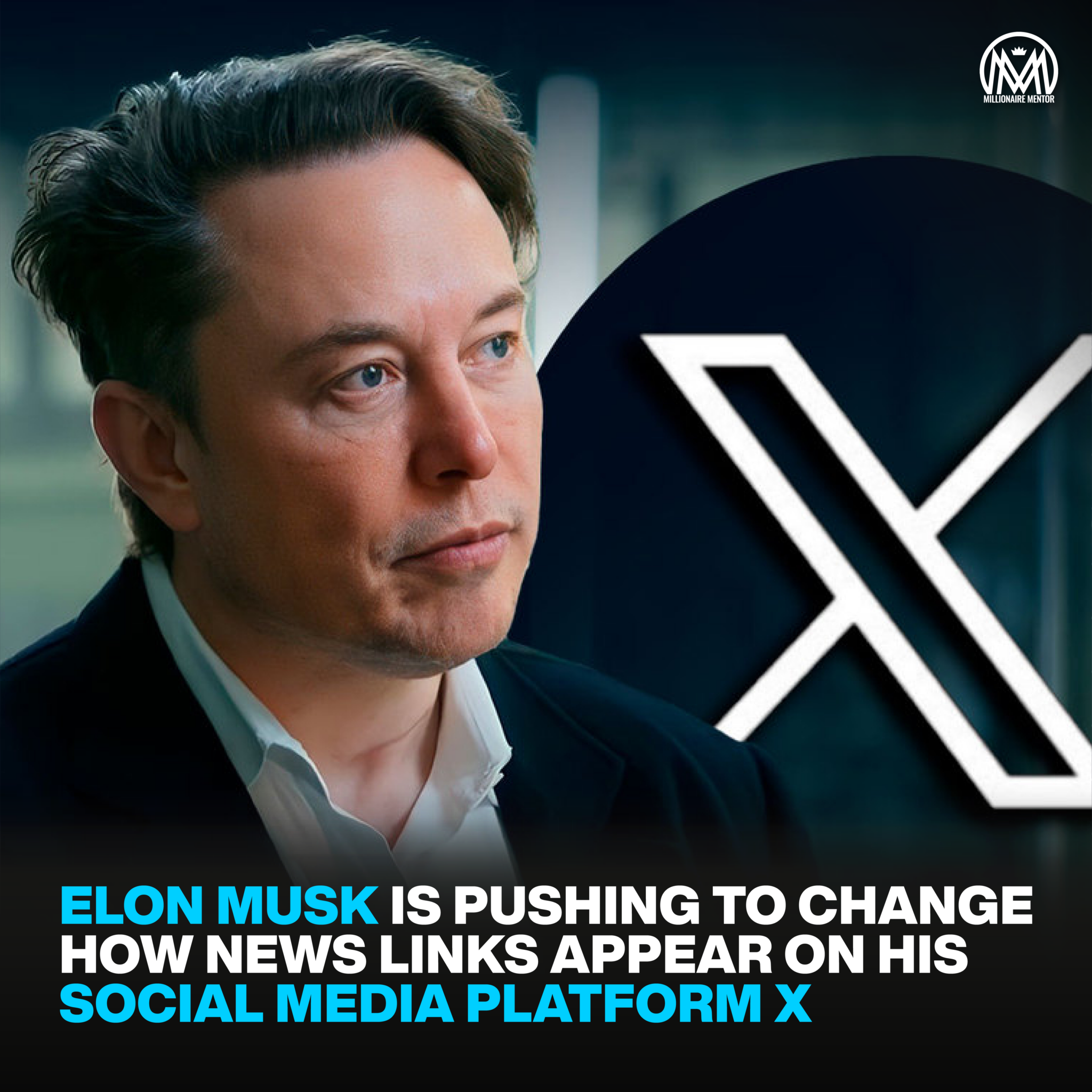 Elon Musk's X plans to remove headlines from links to news articles.