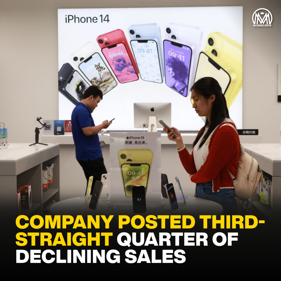 Apple Loses Historic $3 Trillion Crown as Sales Disappoint.