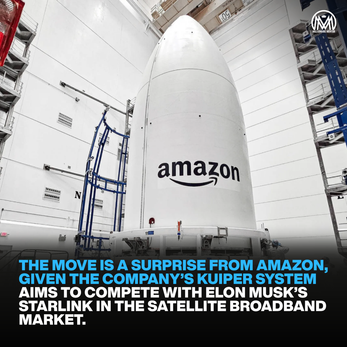 Amazon buys SpaceX rocket for Kuiper satellite internet project